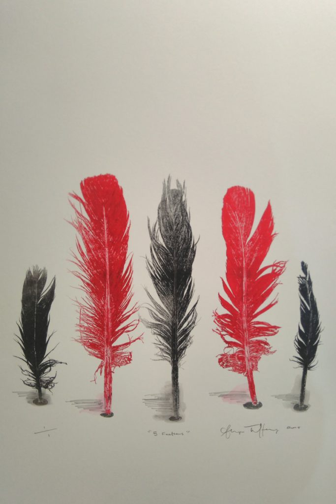 Sheyne Tuffery – 5 Feathers A – Kura Gallery: Maori and New Zealand Art ...