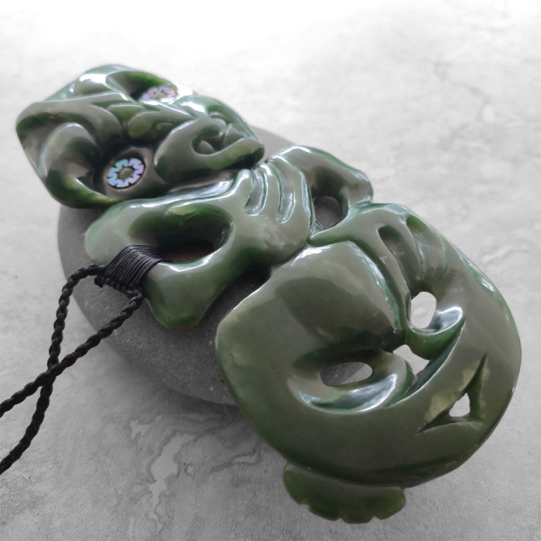 Yuki Tanaka - Hei Tiki (160mm #14-17 Ag) - Kura Gallery: Maori and New ...